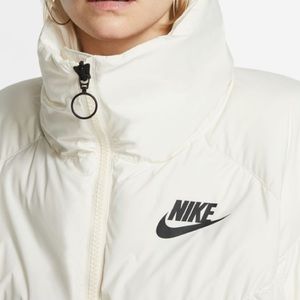 Nike | Jackets & Coats | Nike Cream Off White Cozy Winter Statement ...